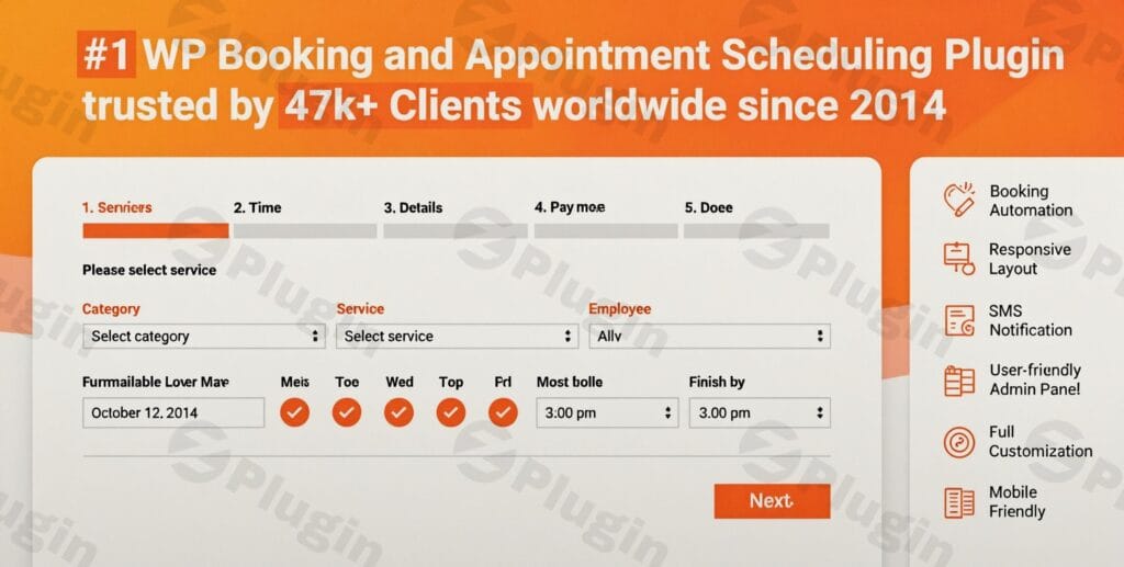 Download Bookly PRO - Best Appointment Booking And Scheduling Software System