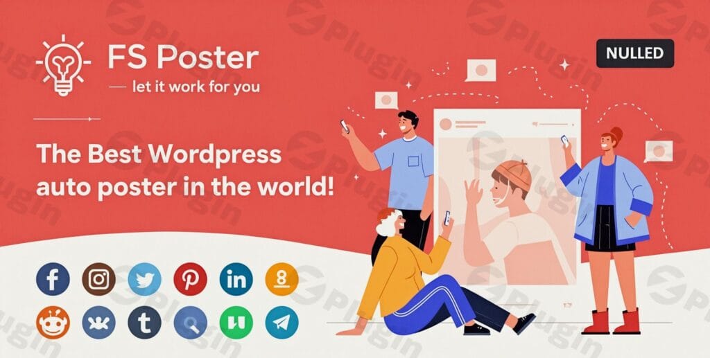 Download FS Poster - Best Auto Poster & Scheduler Plugin For WordPress - Original File - GPL Version