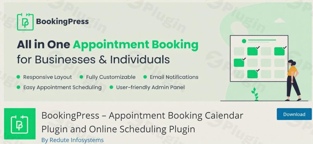 Download Bookingpress Pro - Appointment Booking Calendar Plugin