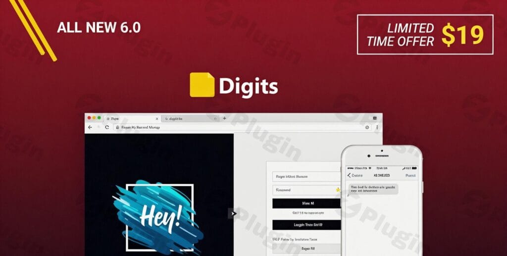 Download Digits - WordPress Mobile Number Signup And Login