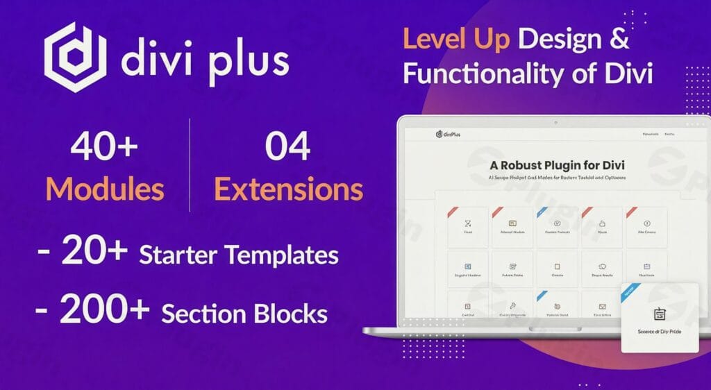 Download Divi Plus - 41 Powerful Modules For Divi Theme