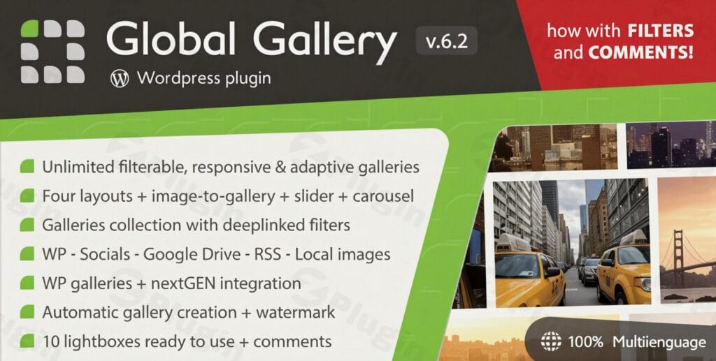 Download Global Gallery - Responsive Gallery Plugin For Wordpress