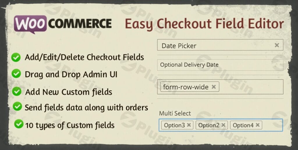 Download Woocommerce Easy Checkout Field Editor