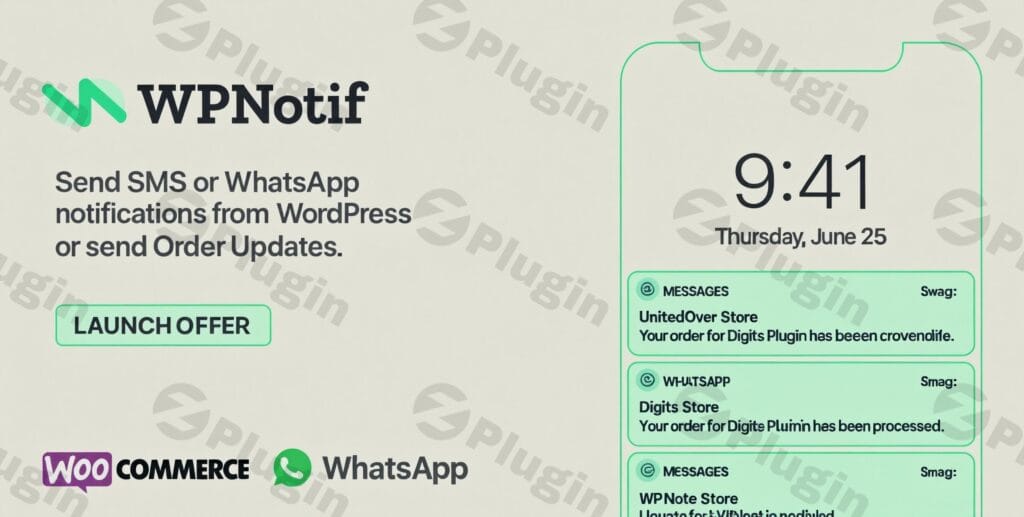 Download WPNotif: WordPress SMS & WhatsApp Notifications