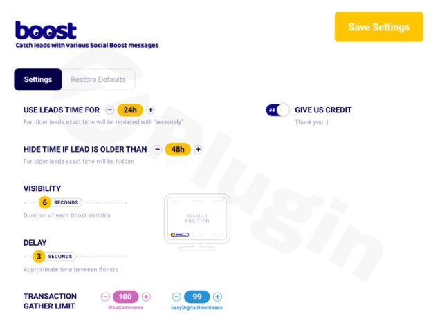 Download The Boost Plugin - Boost Your Conversion With Social Proof - Original File - GPL Version