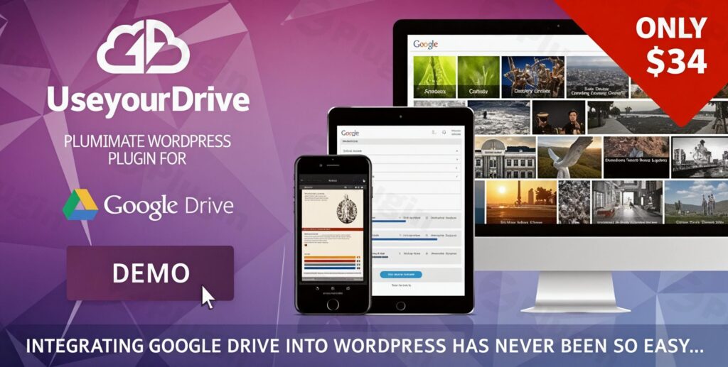 Free Download Use-your-drive | Google Drive Plugin For Wordpress | 452K+ Active | Wppick
