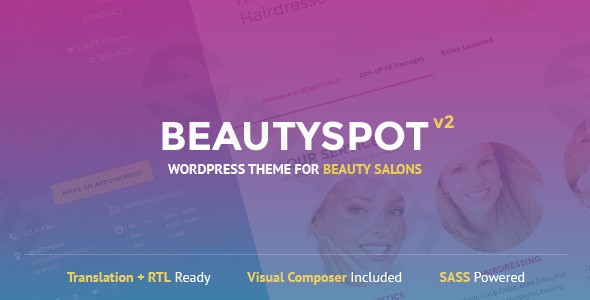 Download Beautyspot - Wordpress Theme For Beauty Salons