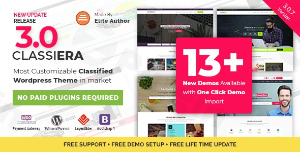 Free Download Classiera – Classified Ads Wordpress Theme