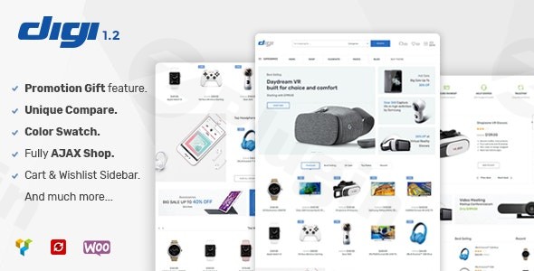 Download Digi - Electronics Store Woocommerce Wordpress Themes