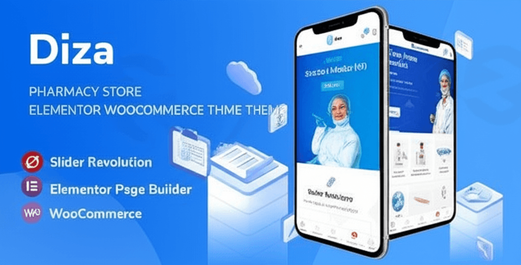 Download Diza - Pharmacy Store Elementor Woocommerce Theme