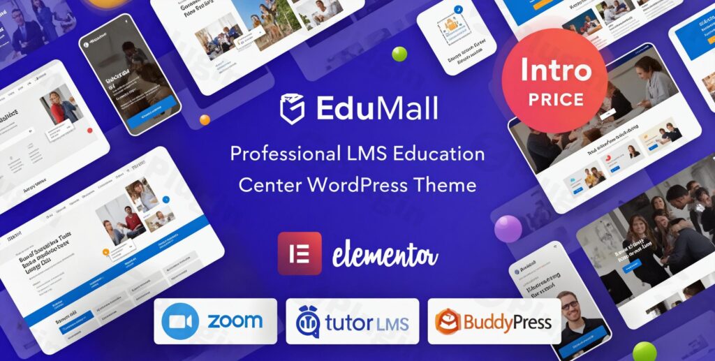 Download Edumall - Professional Lms Education Center Wordpress Theme