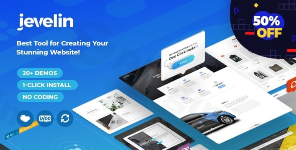 Free Download Jevelin Multi-purpose Premium Responsive Wordpress Theme