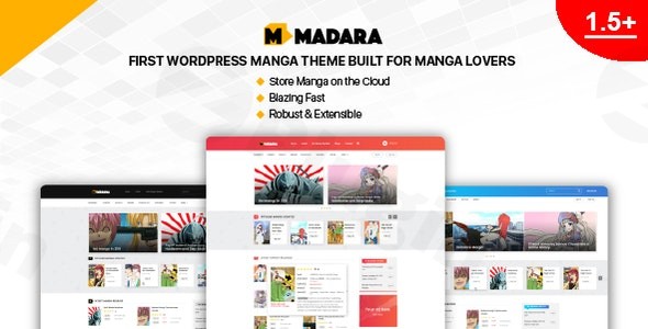 Free Download Madara - Wordpress Theme For Manga By Mangabooth