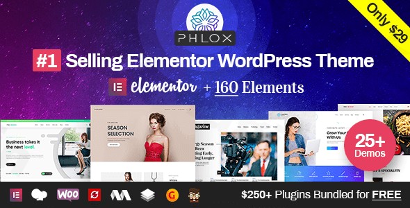 Free Download Phlox Pro - Elementor Multi-purpose Wordpress Theme