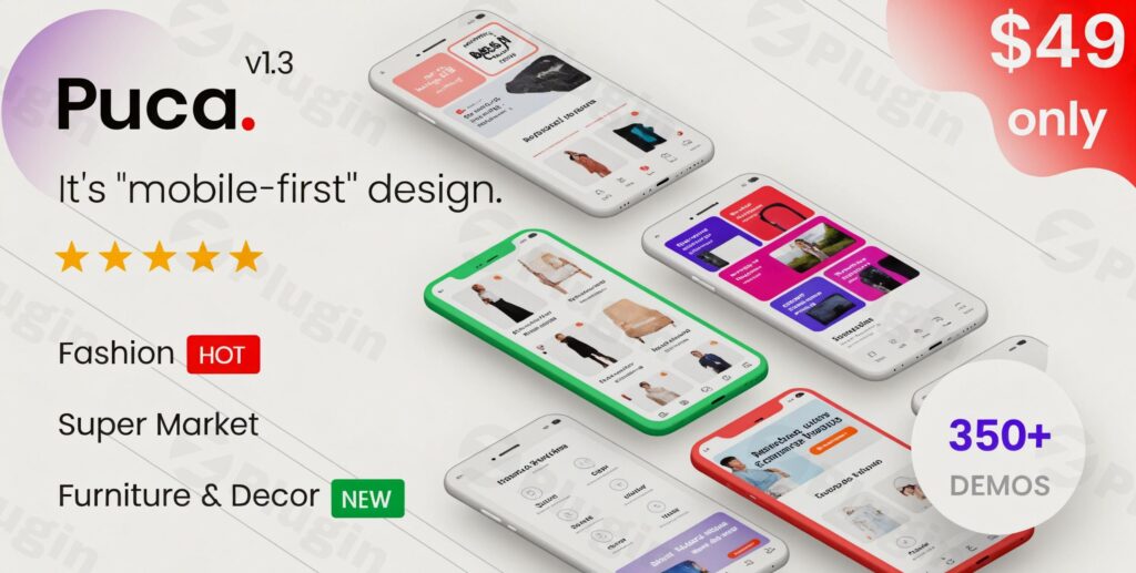 Download Puca - Best Optimized Mobile Woocommerce Theme