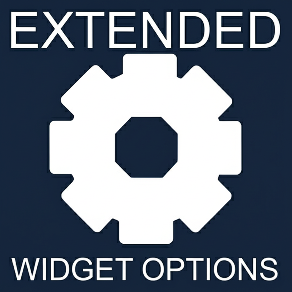 Free Download Extended Widget Options | 496K+ Active | Wppick