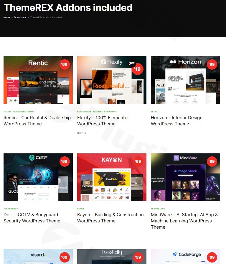 Download Themerex Addons