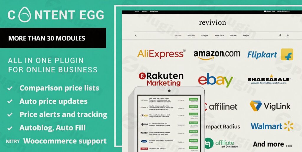 Download Content Egg Pro - All In One Plugin For Affiliate, Price ...