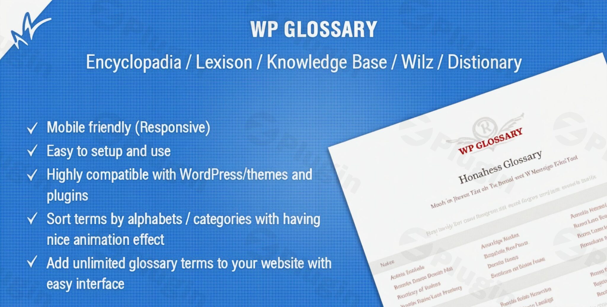 Download Wp Glossary - Encyclopedia / Lexicon / Knowledge Base / Wiki ...